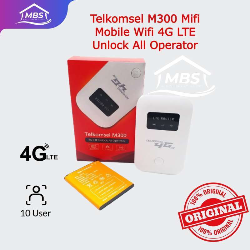 Jual M300 Modem Mifi Mobile Wifi 4g Lte Unlock All Operator Hotspot ...