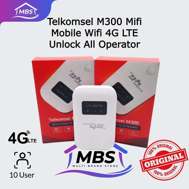 Jual M300 Modem Mifi Mobile Wifi 4g Lte Unlock All Operator Hotspot ...