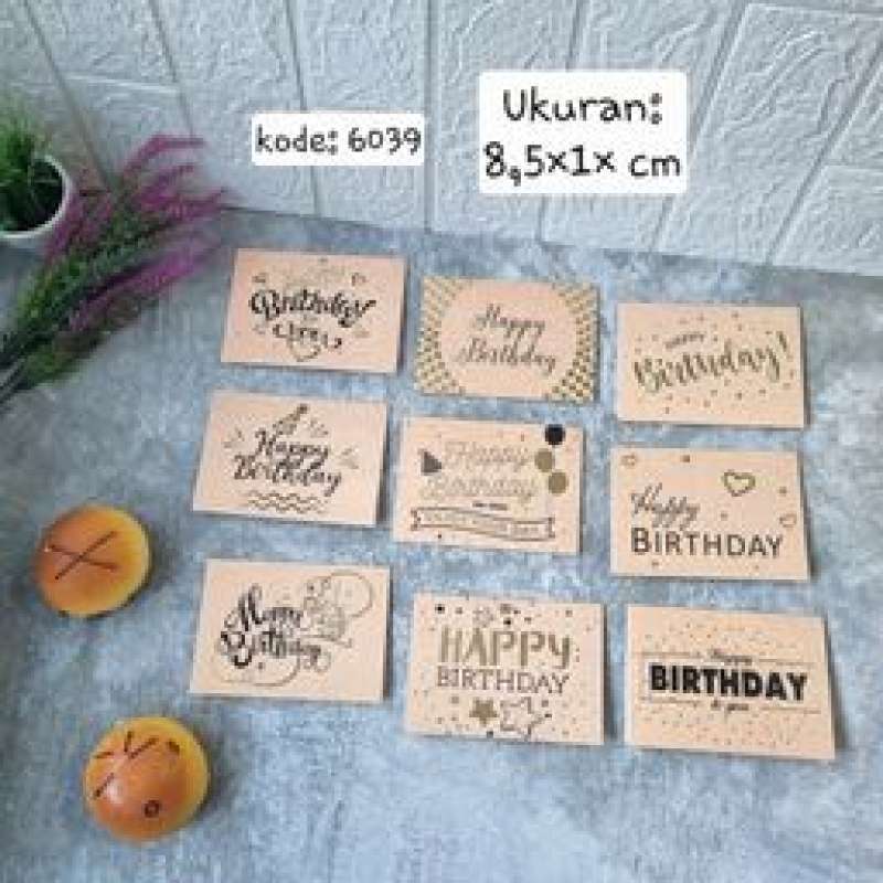 Jual Kartu Ucapan Ulang Tahun / Kartu Ucapan Terima Kasih / Greeting Card / Kartu Ucapan Lucu ...