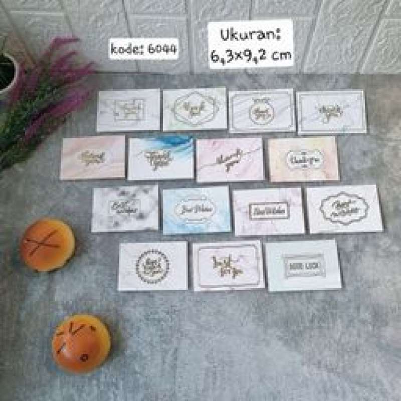 Jual Kartu Ucapan Ulang Tahun / Kartu Ucapan Terima Kasih / Greeting ...