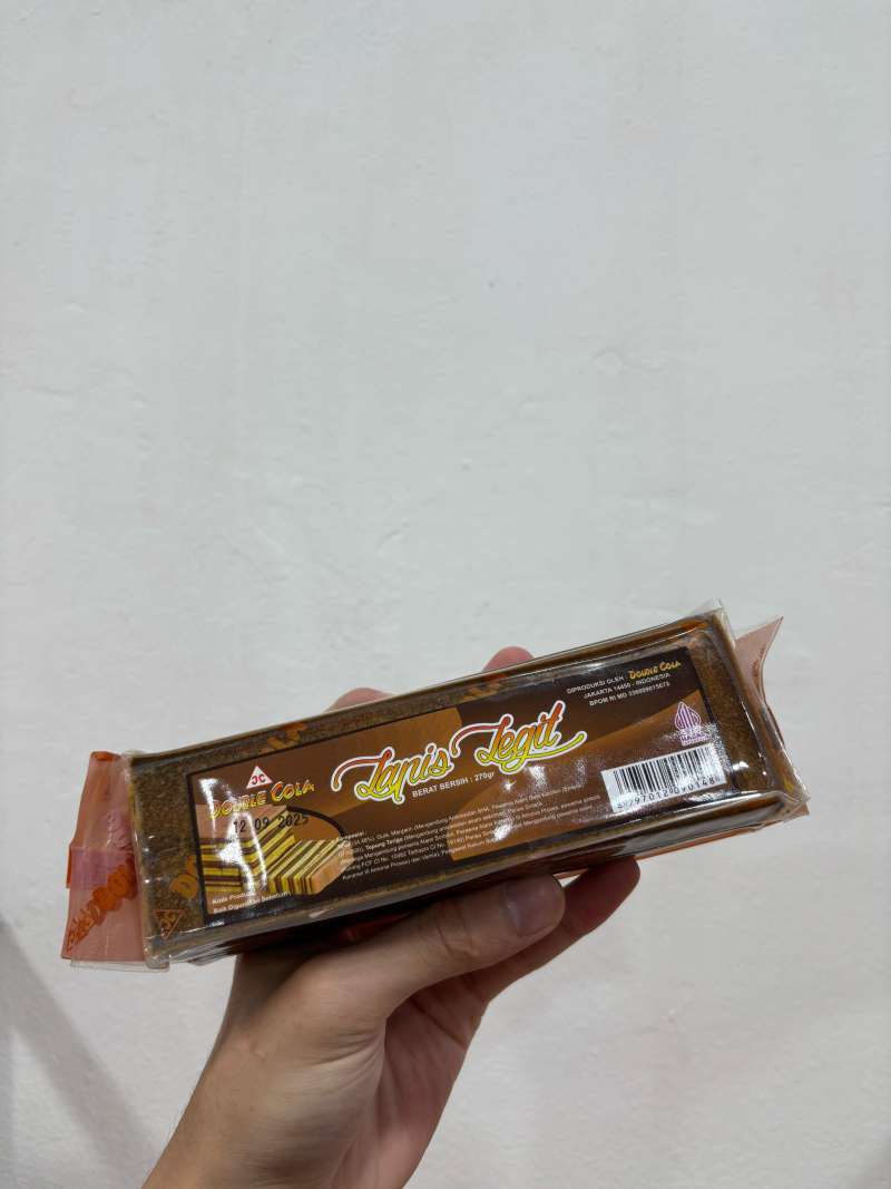 Jual Double Cola Kue Lapis Legit Original / Coklat 270g Di Seller Dewi ...