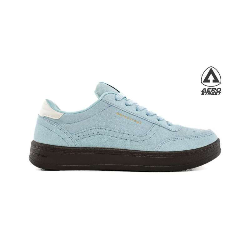 Promo Aerostreet 37-44 Austin Coklat Tua Biru Muda Natural - Sepatu ...