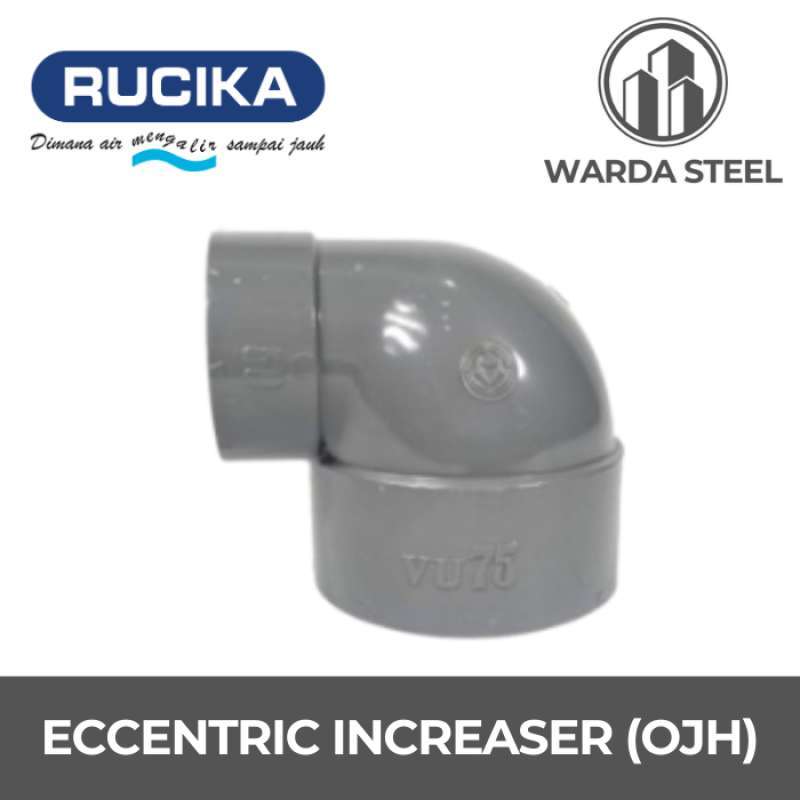 Jual Vul D 4 X 3 Elbow Increaser 90 Deg Pvc Rucika - Special Fitting ...