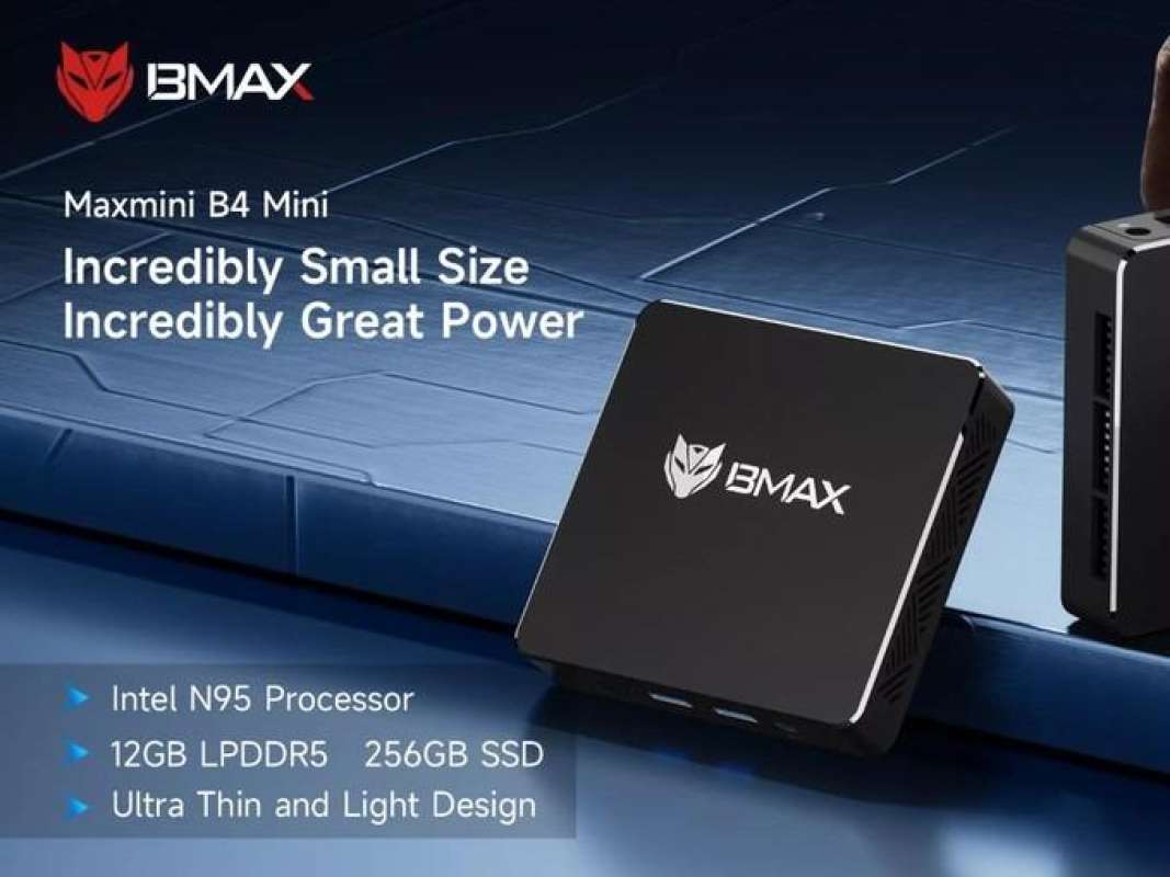 Jual Mini Pc Bmax B4 Mini Intel Gen12 N95 12gb/256gb Ssd Lpddr5 Dual ...