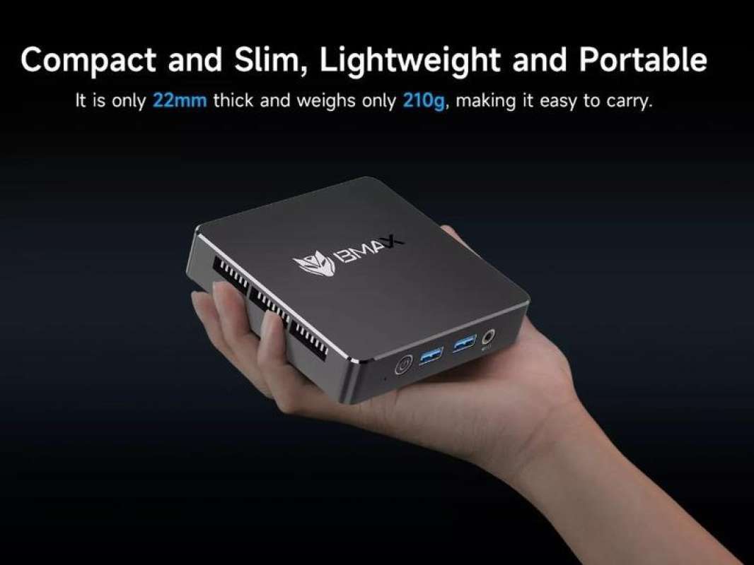 Jual Mini Pc Bmax B4 Mini Intel Gen12 N95 12gb/256gb Ssd Lpddr5 Dual ...