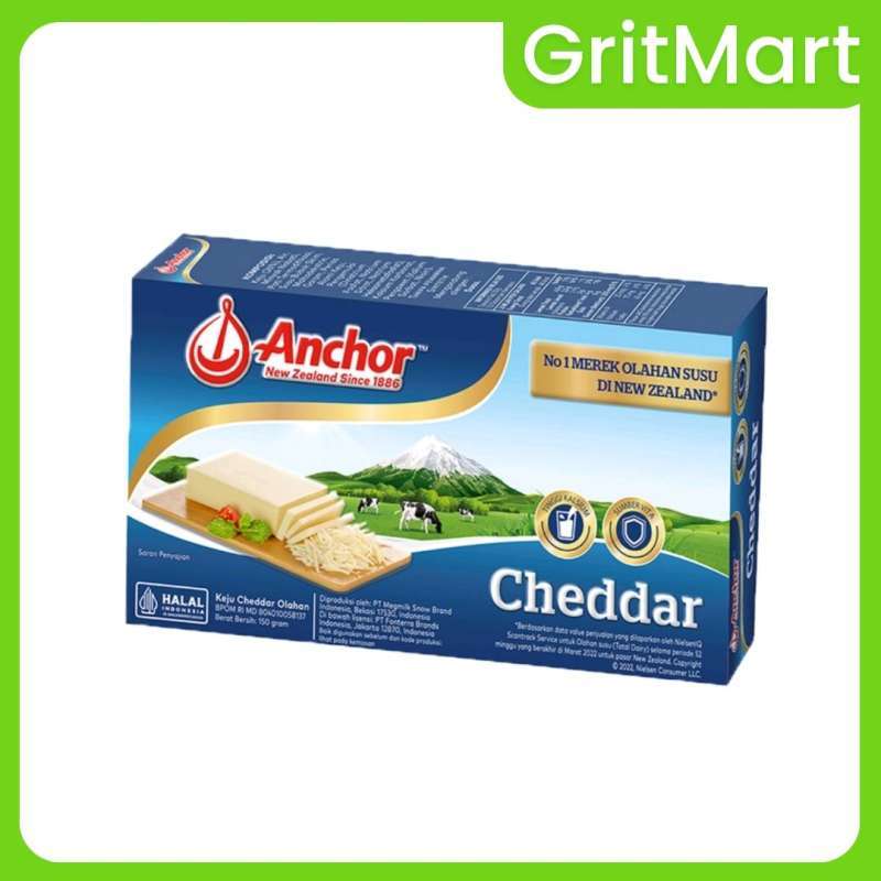 Keju Cheddar Anchor 150 Gram Gratis Ongkir 🔥 Harga Murah Mei 2026