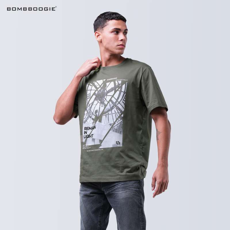 Promo Bombboogie Kaos Pria Regular Camaro Green 2.0 12e65b4gn Diskon 35% Di Seller Bombboogie ...