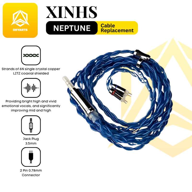 Promo Xinhs Neptune 4-strands Of 6n Single Crystal Copper Litz Coaxial ...