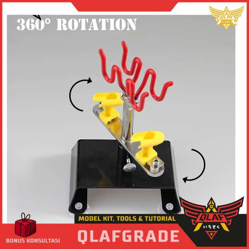 Jual Stand Airbrush Holder 4 Penbrush Aerodinamis Di Seller Qlaf Grade ...