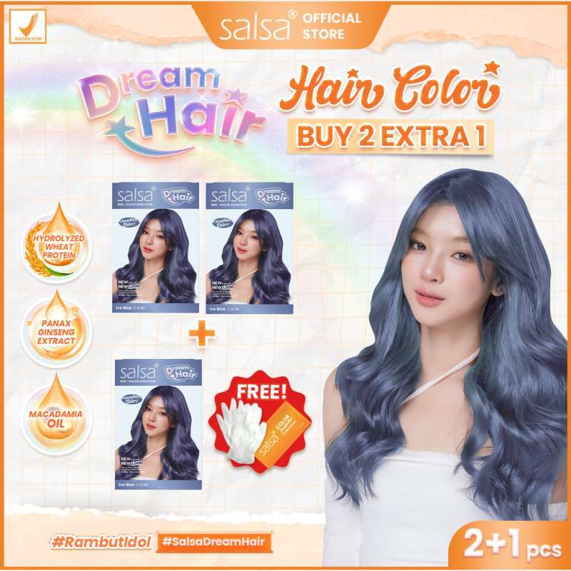 Promo [buy 2 Get 3] Salsa Dream Hair Color - Cat Pewarna Rambut ...