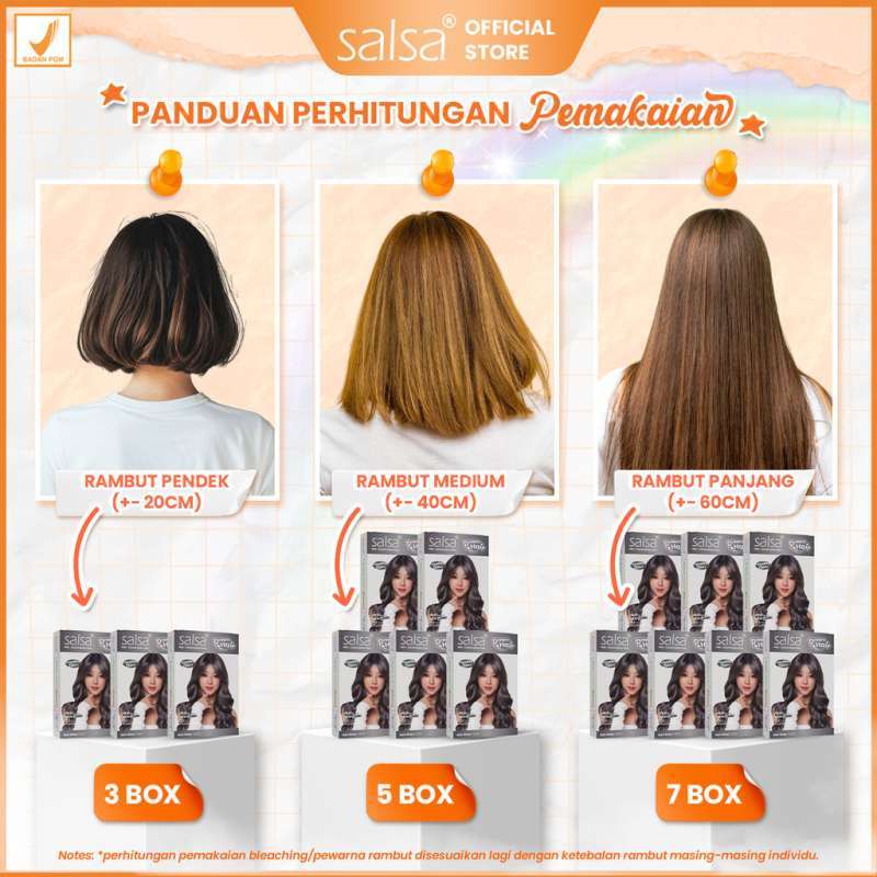 Promo [buy 2 Get 3] Salsa Dream Hair Color - Cat Pewarna Rambut ...