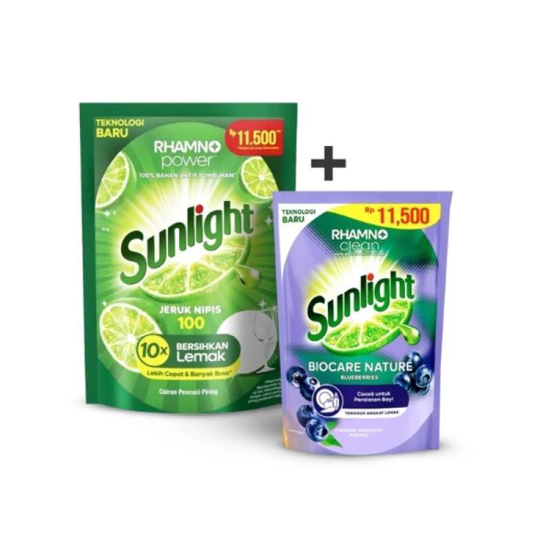 Jual Sunlight Lime 640 + Sunlight Bio Nat 585 Ml Di Seller Hypermart ...