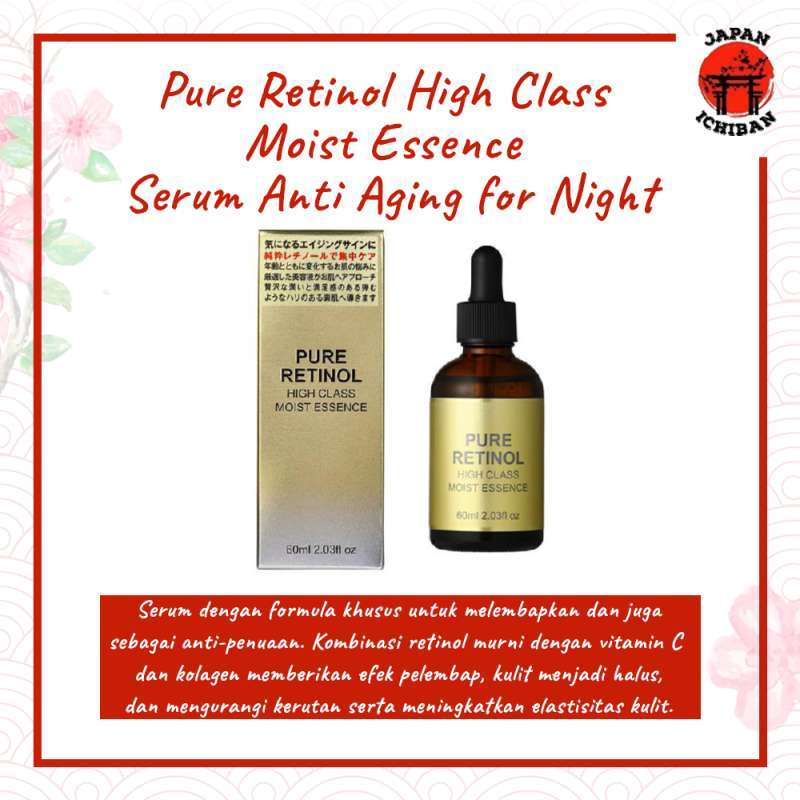 Jual Pure Retinol High Class Moist Essence Serum Anti Aging For Night ...
