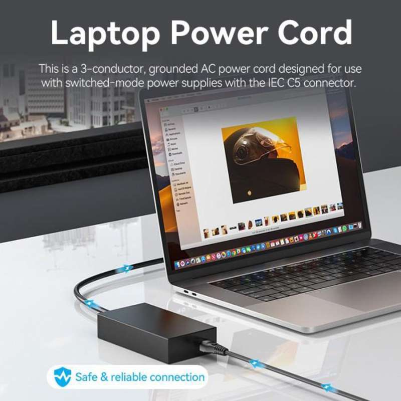 Jual Vention Kabel Power Adaptor Charger Laptop Notebook C5 Connector 3 ...