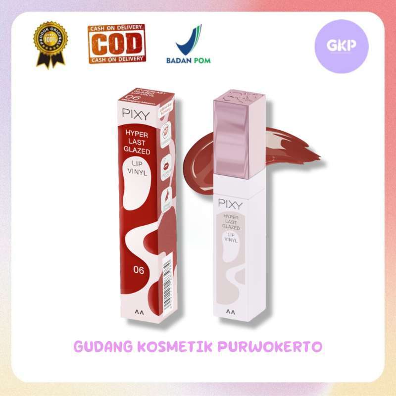 Jual Pixy Hyper Last Glazed Lip Vinyl - Tahan Lama - Transferproof ...
