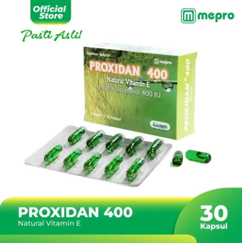 Promo Proxidan 400 Iu 1 Box Isi 3 Strip | Suplemen Vitamin E ...
