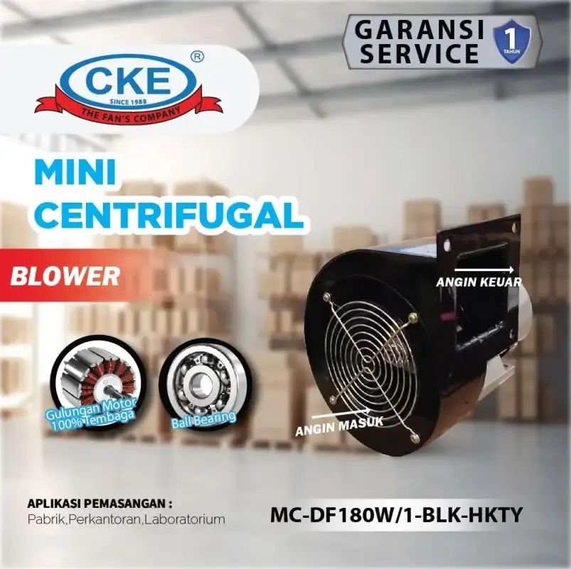 Jual Mini Centrifugal Fan Cke Df180 180w 220 Volt Blower Fan Keong ...