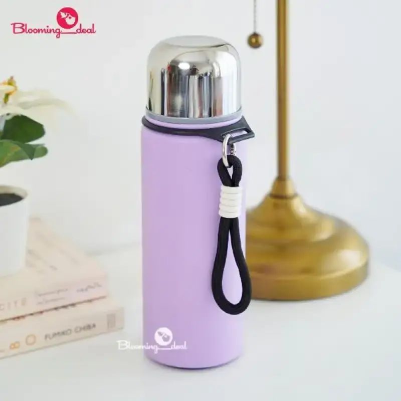 Promo Tumbler Termos Stainless Steel Sport Polos Dengan Tali Gantungan ...