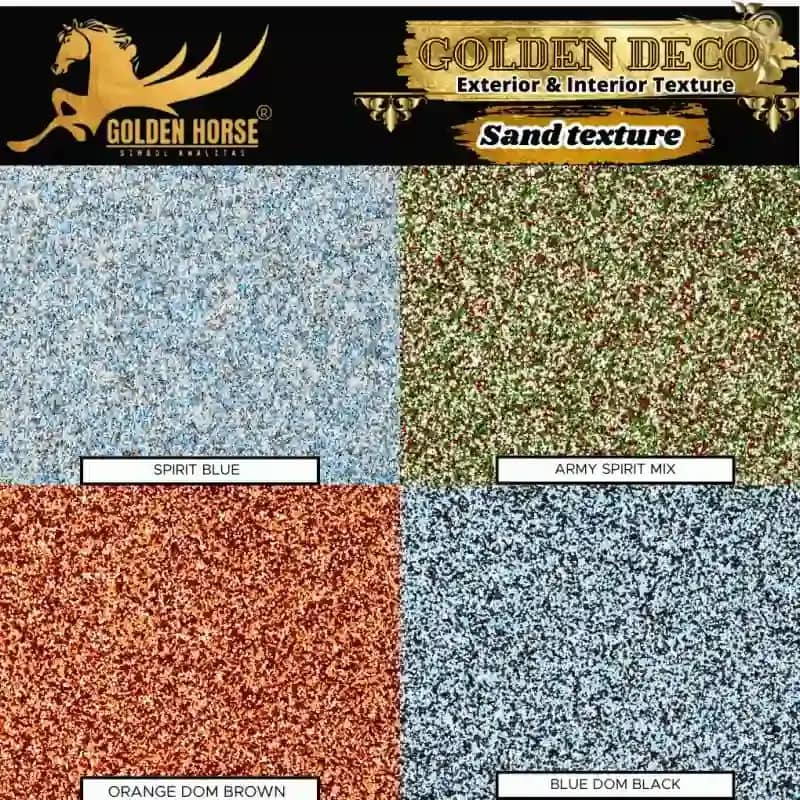 Promo Cat Dinding Sand Texture Golden Deco 4,5 Kg - Golden Horse ...
