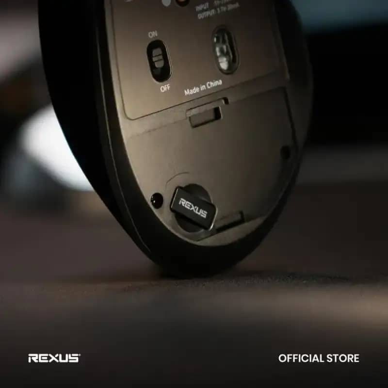 Jual Rexus Flow Qz20 Qz-20 Wireless Office Mouse Bluetooth Ergonomic ...