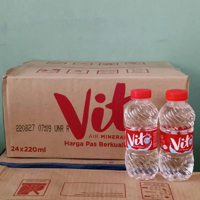 Promo Air Mineral Vit Moksa/ Vit Botol Mini 220ml ( 1dus 24x220 ...