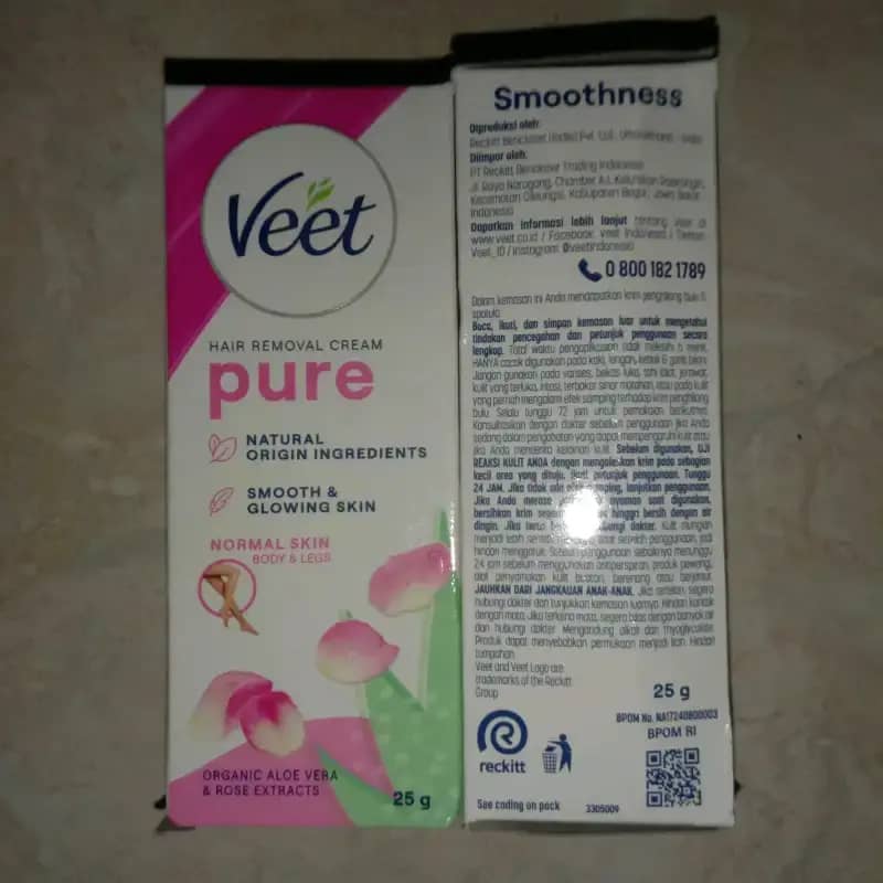 Jual Veet Hair Removal Normal Skin 25gr, Veet Hair Removal Sensitive ...