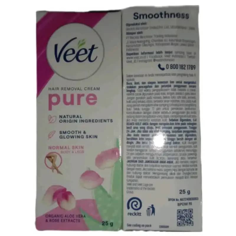 Jual Veet Hair Removal Normal Skin 25gr, Veet Hair Removal Sensitive ...