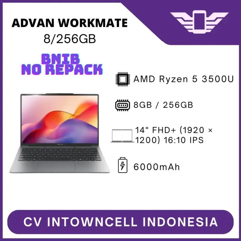 Jual Advan Laptop Workmate 8/256gb Garansi Resmi - New - Blue Di Seller ...