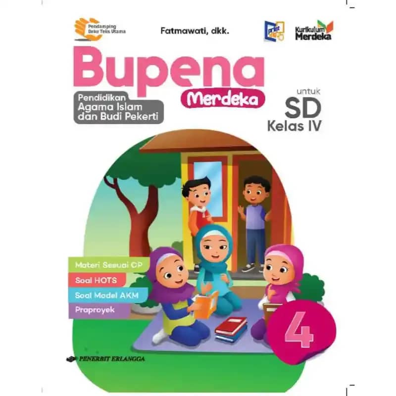 Jual [erlangga Official] Bupena Pendidikan Agama Islam & Budi Pekerti Sd/mi Kelas 1 2 3 4 5 6 ...