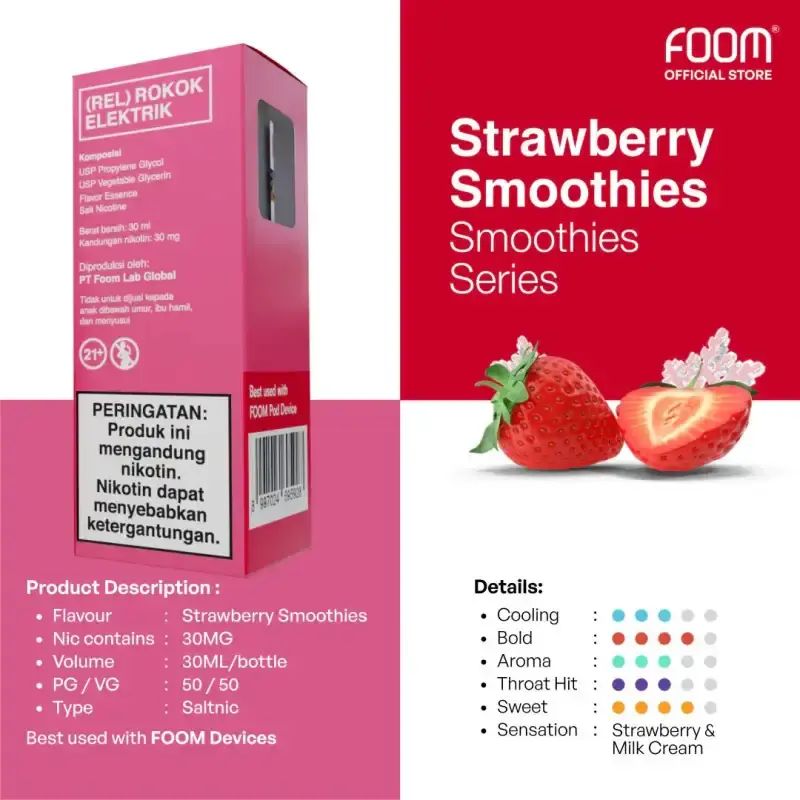Jual Liquid Flooid By Foom Smoothies Series Di Seller Foom Store ...