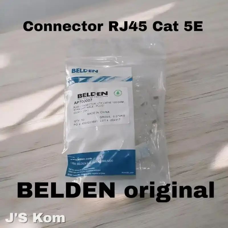 Daftar Harga Connector Rj45 Belden Isi 100 Pcs 🔥 Original & Spesifikasi ...