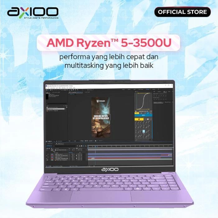 Jual Axioo Mybook Hype 5 Amd X3 Lollipop Ryzen 5 3500u 8gb 256gb Dos ...