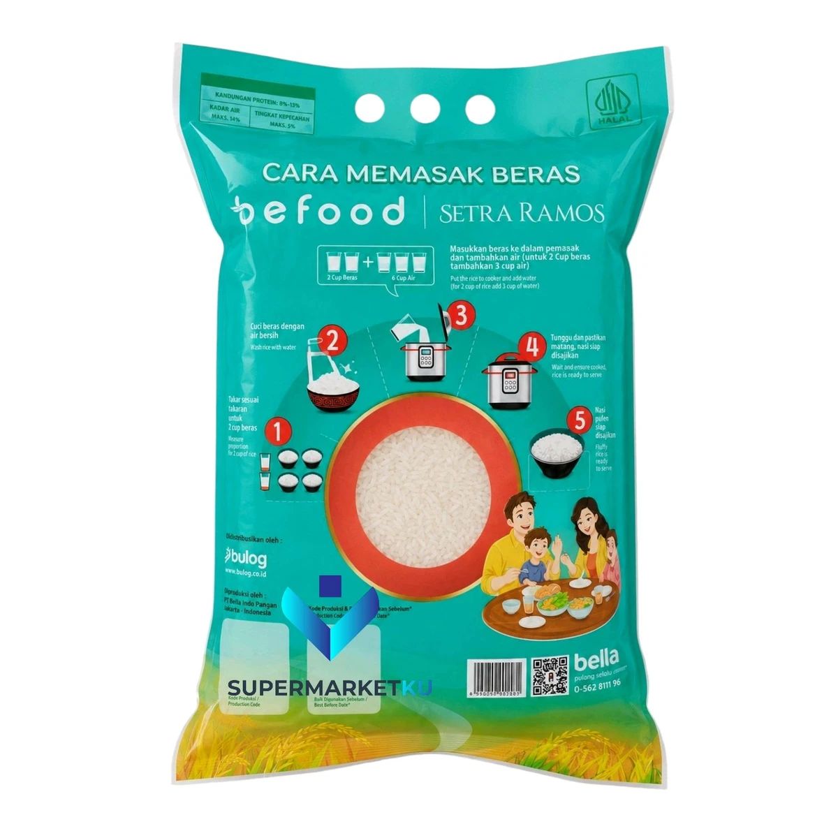 Jual Befood Beras Premium Setra Ramos 5 Kg Di Seller Supermarketku ...