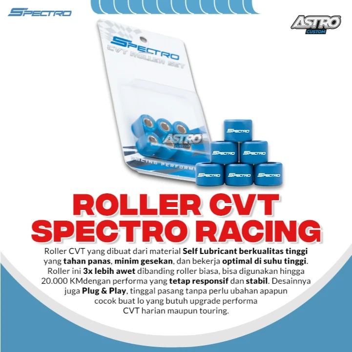Jual Spectro Roller Beat Karbu Scoopy Karbu Rumah Roller Upgrade Cvt ...