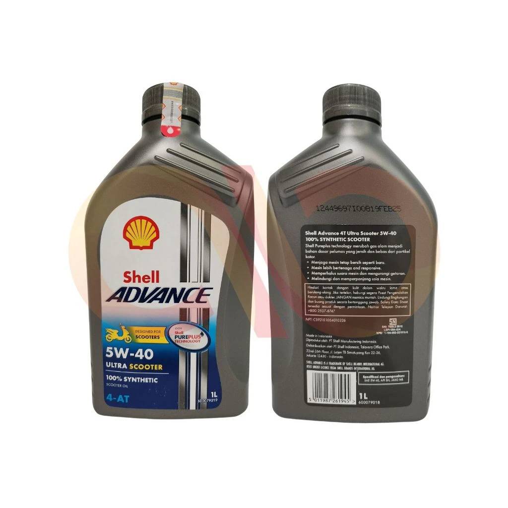 Jual Shell | Oli Motor Matic Advance Ultra Scooter 5w-40 1 Ltr Di ...