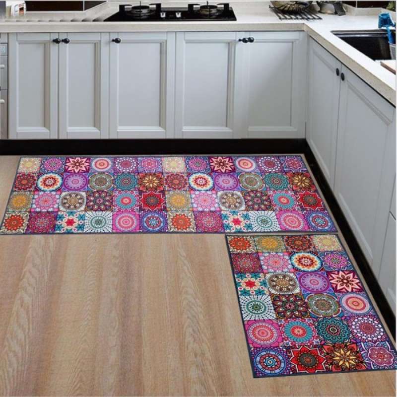 Promo 2 In 1 Kitchen Floor Mat / Keset Alas Lantai Rumah Dapur Anti ...