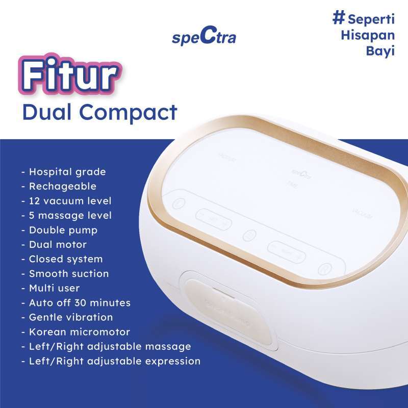 Jual Spectra Dual Compact Electric Breastpump - Pompa Asi Elektrik ...