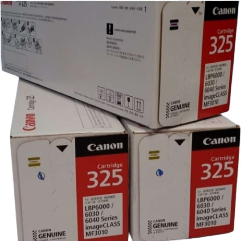 Promo Toner Canon 325 Lbp 6000 6030 6040 Mf3010 Black Diskon 10% Di ...