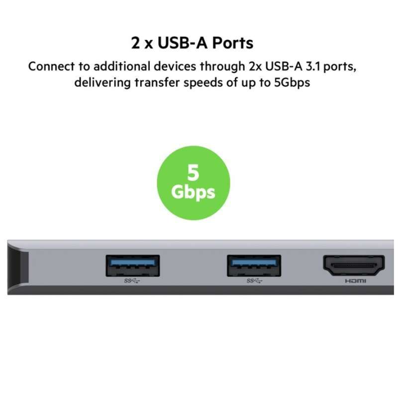 Jual Belkin USB-C 5-in-1 Multiport Adapter Hub di Seller Babakiwi - Parit, Kab. Karimun | Blibli