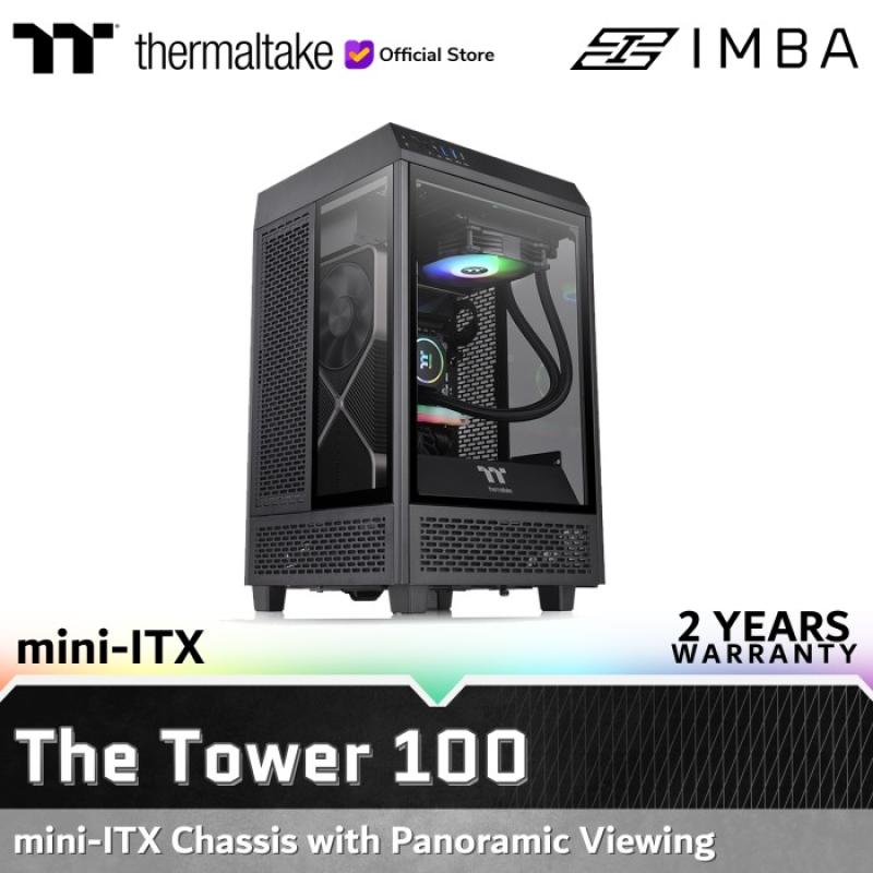Jual Thermaltake The Tower 100 Mini Chassis [itx, Black / Snow] Di ...