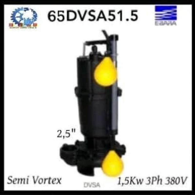 Jual Pompa Ebara 65dvsa51.5 2hp 3phase Submersible Pump Ebara Otomatis Air Di Seller Intrasco ...