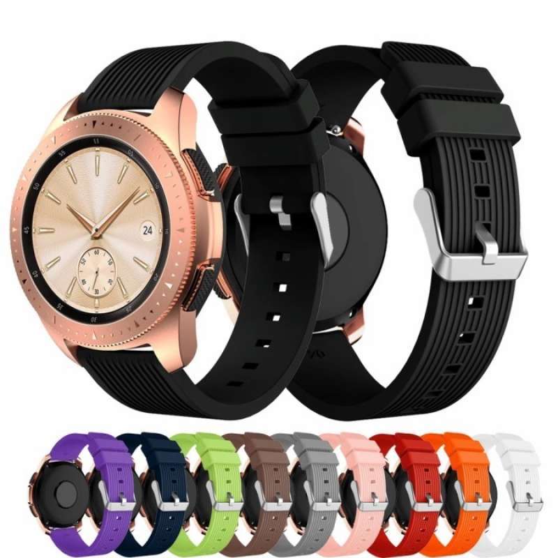 Jual Tali Jam Tangan Karet Silicone Vertical Rubber Samsung Galaxy ...