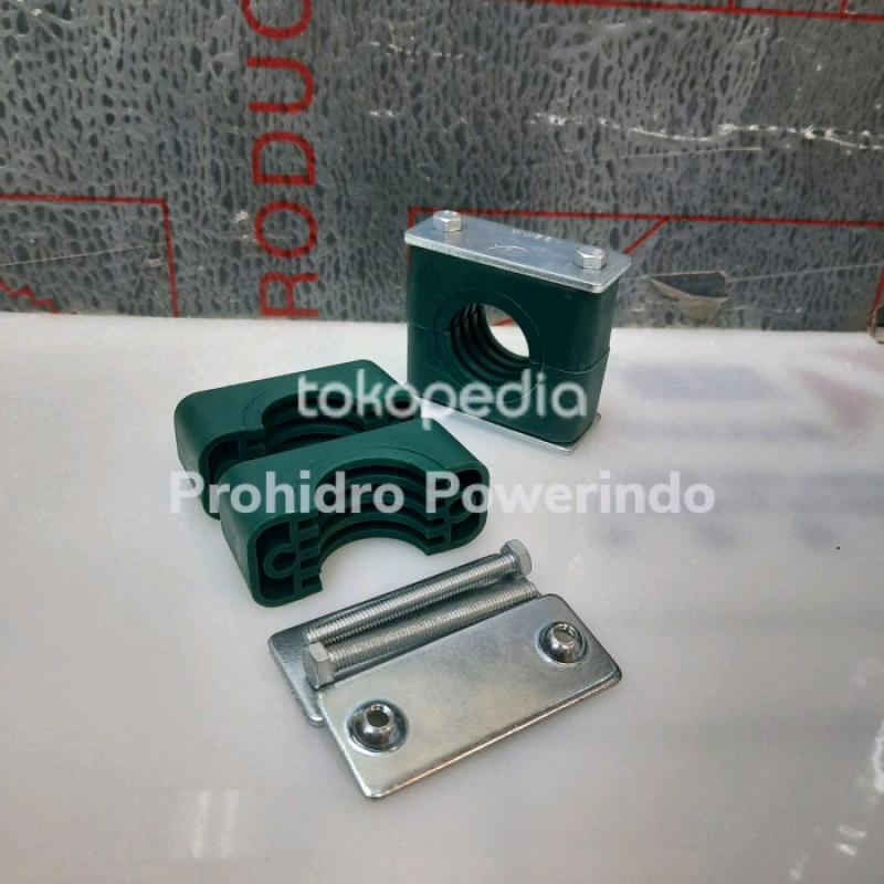 Promo Klem Pipa Tubing Hydraulic 25 Mm Single Hole / Clamp Pipa ...