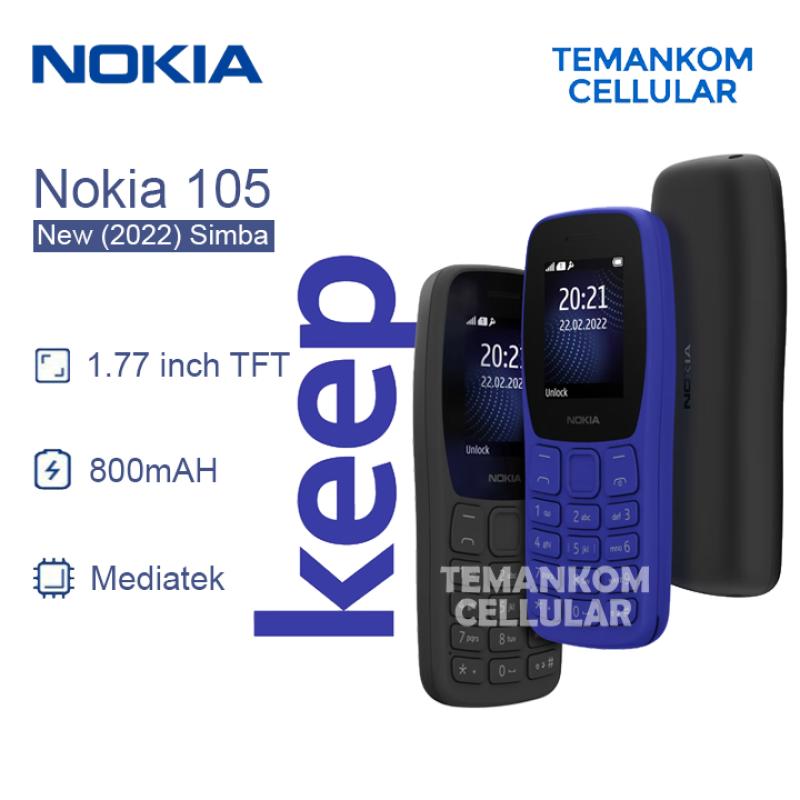 Jual Nokia 105 Dual Sim Simba 2022 New Garansi Resmi 1 Tahun Hape ...