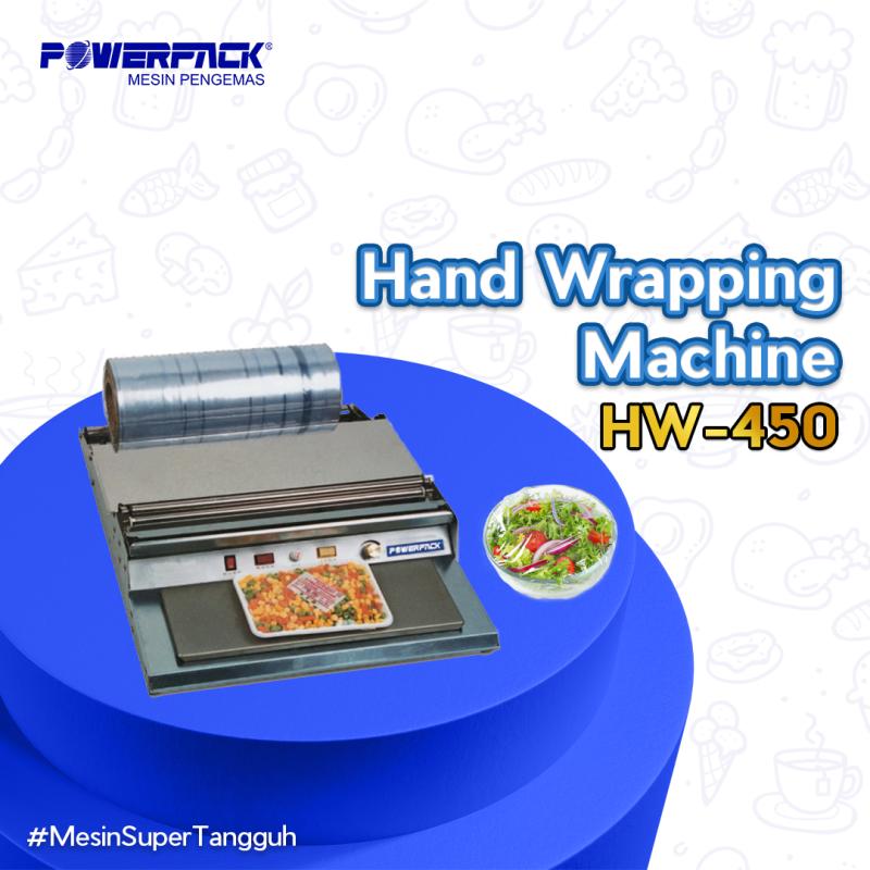 Promo Hand Wrapping Powerpack Hw-450 Mesin Pembungkus Makanan Plastik ...