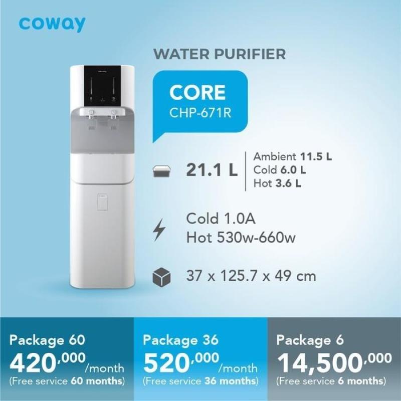 Jual Promo Water Purifier Core Chp671r Coway Pemurni Air Paket 60 Bulan ...