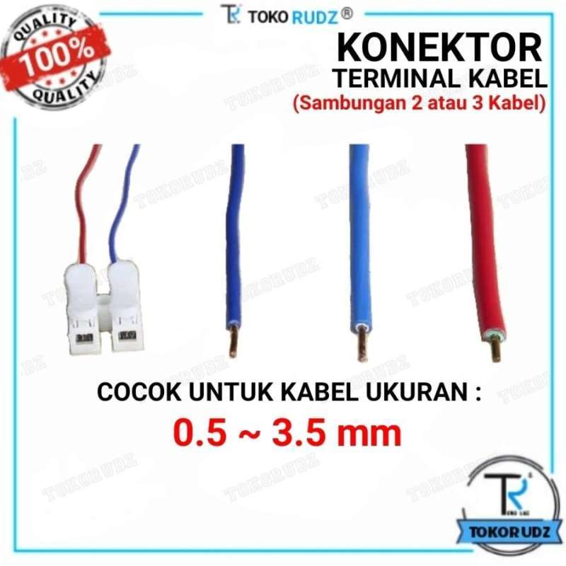 Jual Terminal Sambungan Kabel Listrik 2 3 Jalur Pin Quick Connect Wire ...