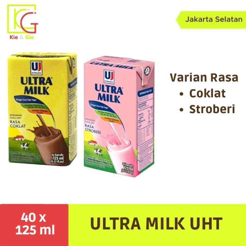 Jual Susu Uht Ultra Milk 125 Ml - Coklat Di Seller Kie & Gie - Jagakarsa, Kota Jakarta Selatan ...