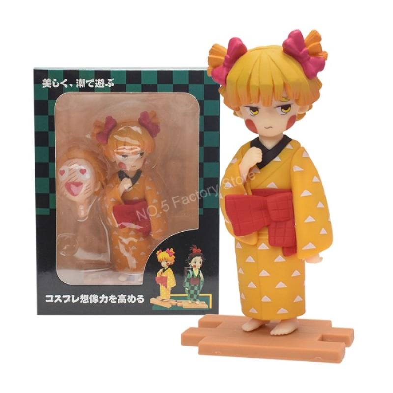 Promo Tanjiro Zenitsu Inosuke Demon Slayer Geisha Figure Kimetsu No ...