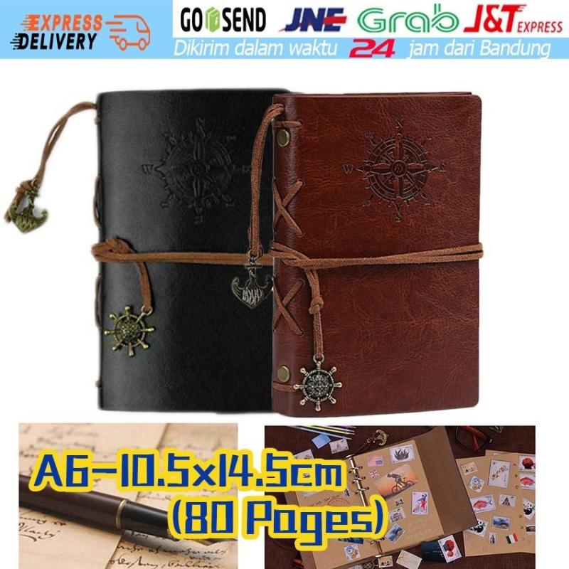 Jual Replaceable Buku Catatan Binder Kulit Retro Pirate Notebook Buku ...